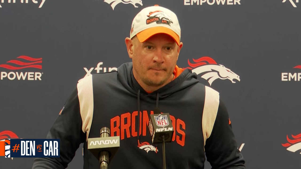 Nathaniel Hackett after loss to Panthers: 'In the end, we all need to ...