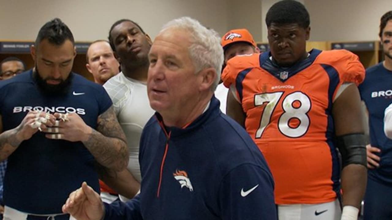 Locker room celebration