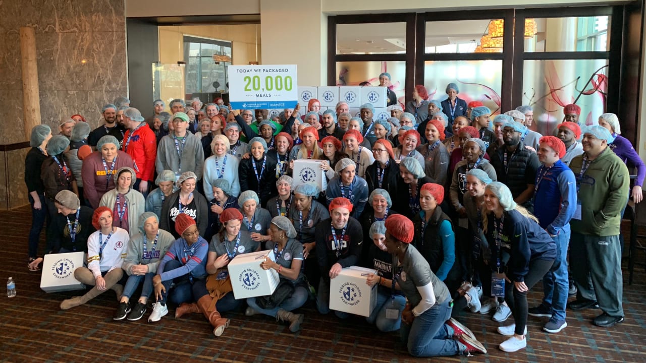 Broncos, NFL kick off 2019 NFL Community Relations Meetings by packing ...