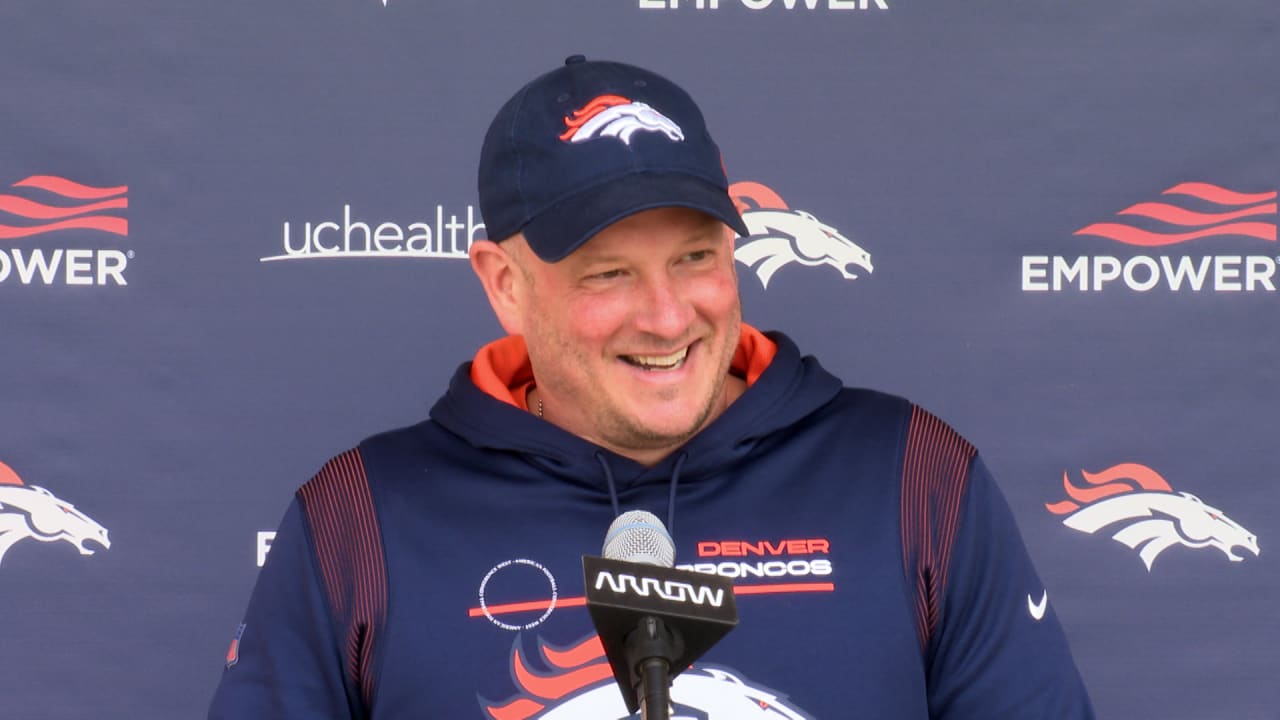 HC Nathaniel Hackett on Day 1 of OTAs: 'It was fun to see them compete'