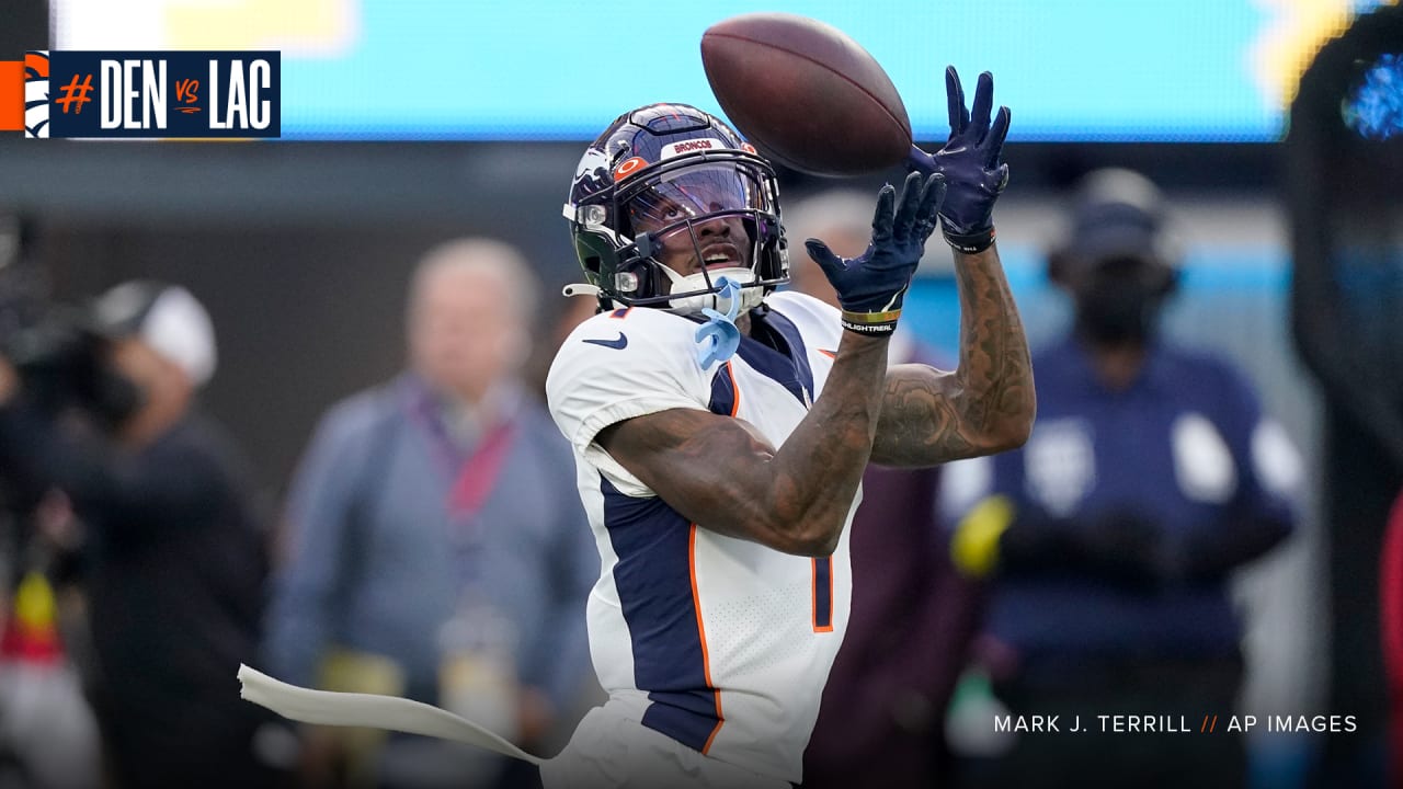 KJ Hamler catches 47-yard bomb from Russell Wilson | Broncos at Chargers