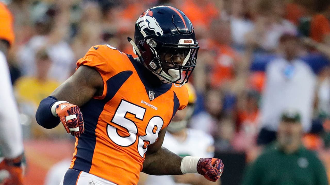 Von Miller sacks Aaron Rodgers for loss of 11 yards