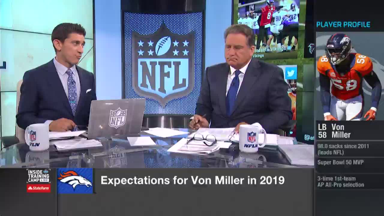 Brian Baldinger: What Von Miller can learn from Bradley Chubb's rookie ...