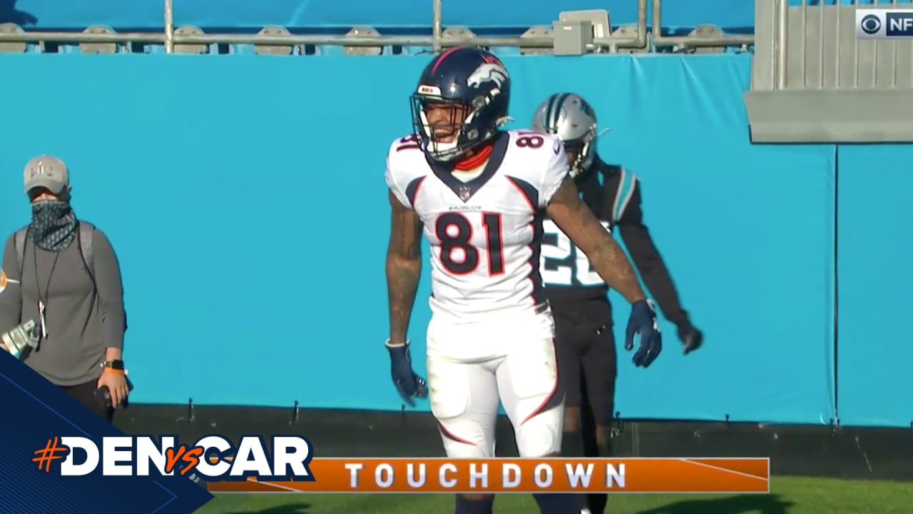 #DENvsCAR: Tim Patrick hauls in sixth TD of the season