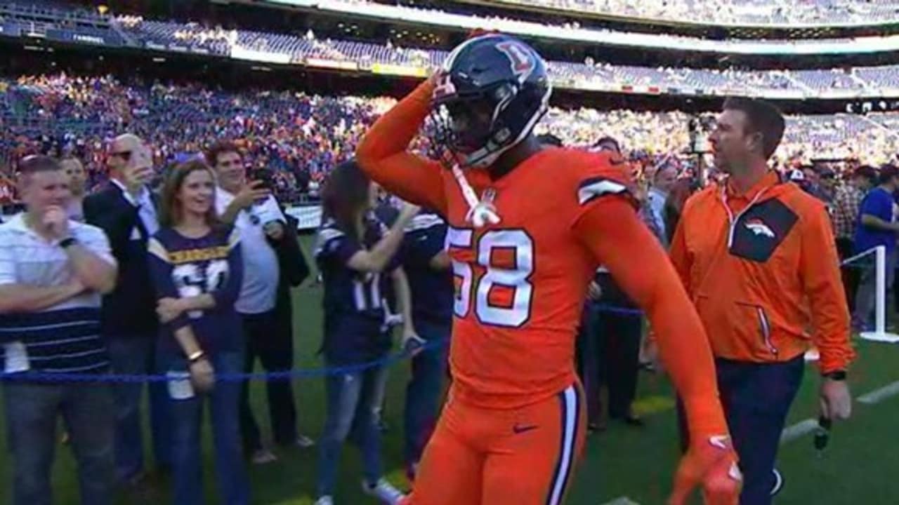 Von Miller tricks fan with fake high five