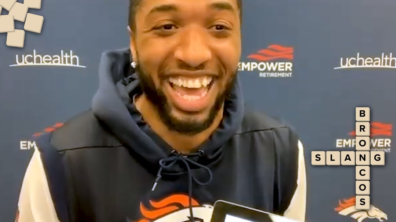 Broncos Slang Tim Patrick Teaches California Colloquialisms 3409