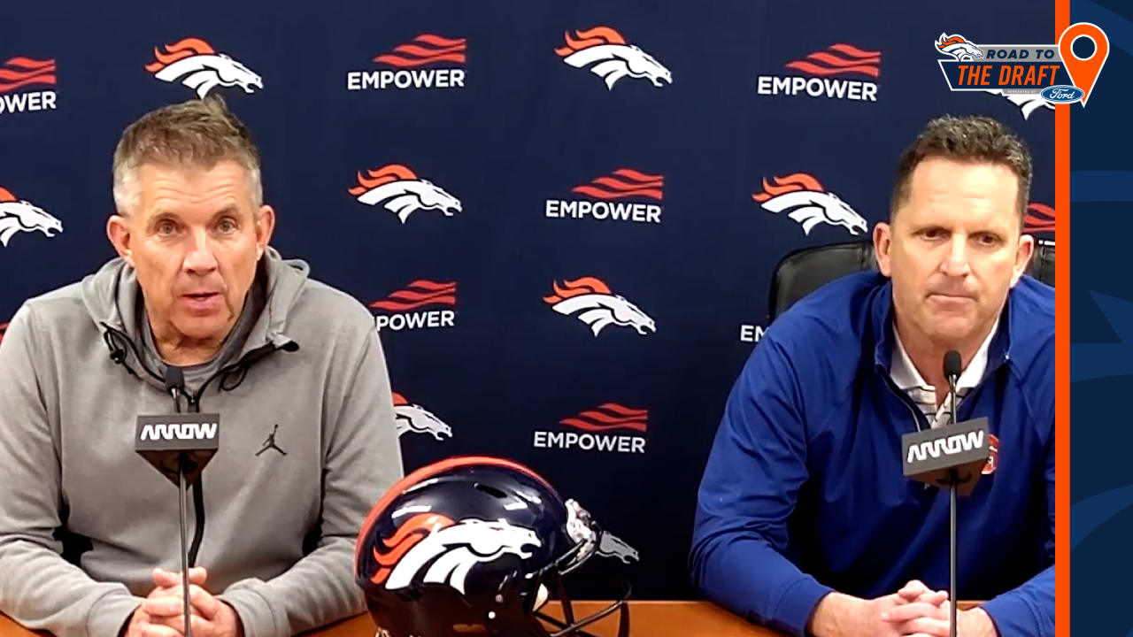 Sean Payton and George Paton discuss Broncos' goals ahead of 2023 NFL Draft