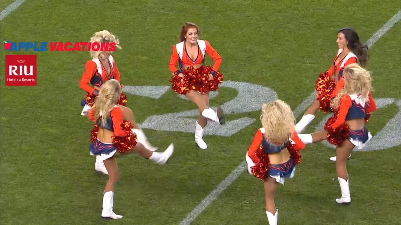 Watch the cheerleaders' third performance