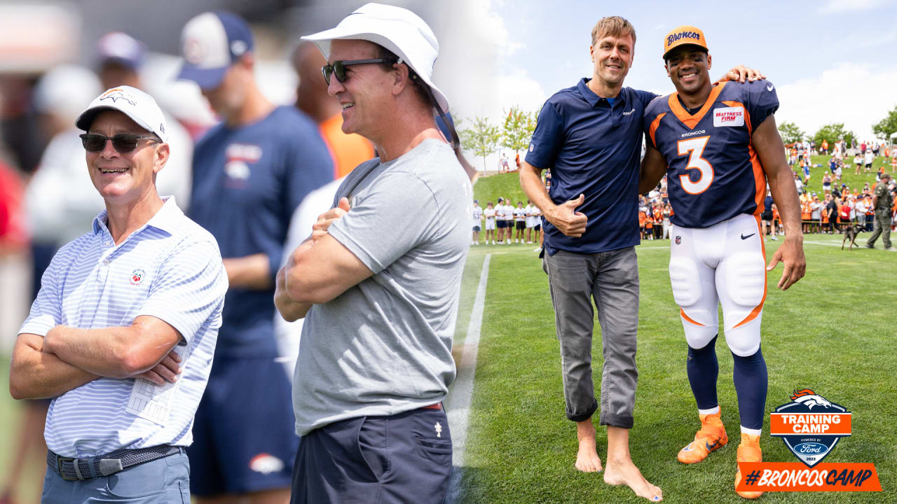 Photos: Peyton Manning, Jake Plummer visit as Broncos hold open ...