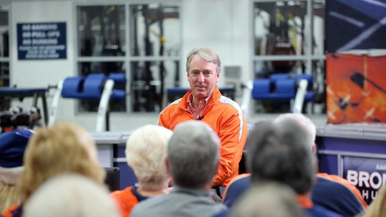 Denver Broncos Quarterback Club visits with Joe Ellis