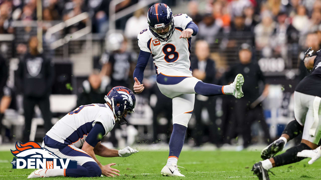 #DENvsLV: Brandon McManus knocks 55-yard FG through the uprights