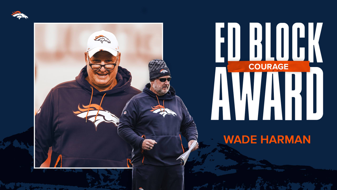 After battling prostate cancer, Tight Ends Coach Wade Harman honored by ...