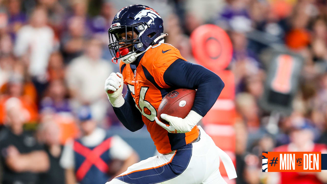 Baron Browning recovers fumble for touchdown | Broncos vs. Vikings