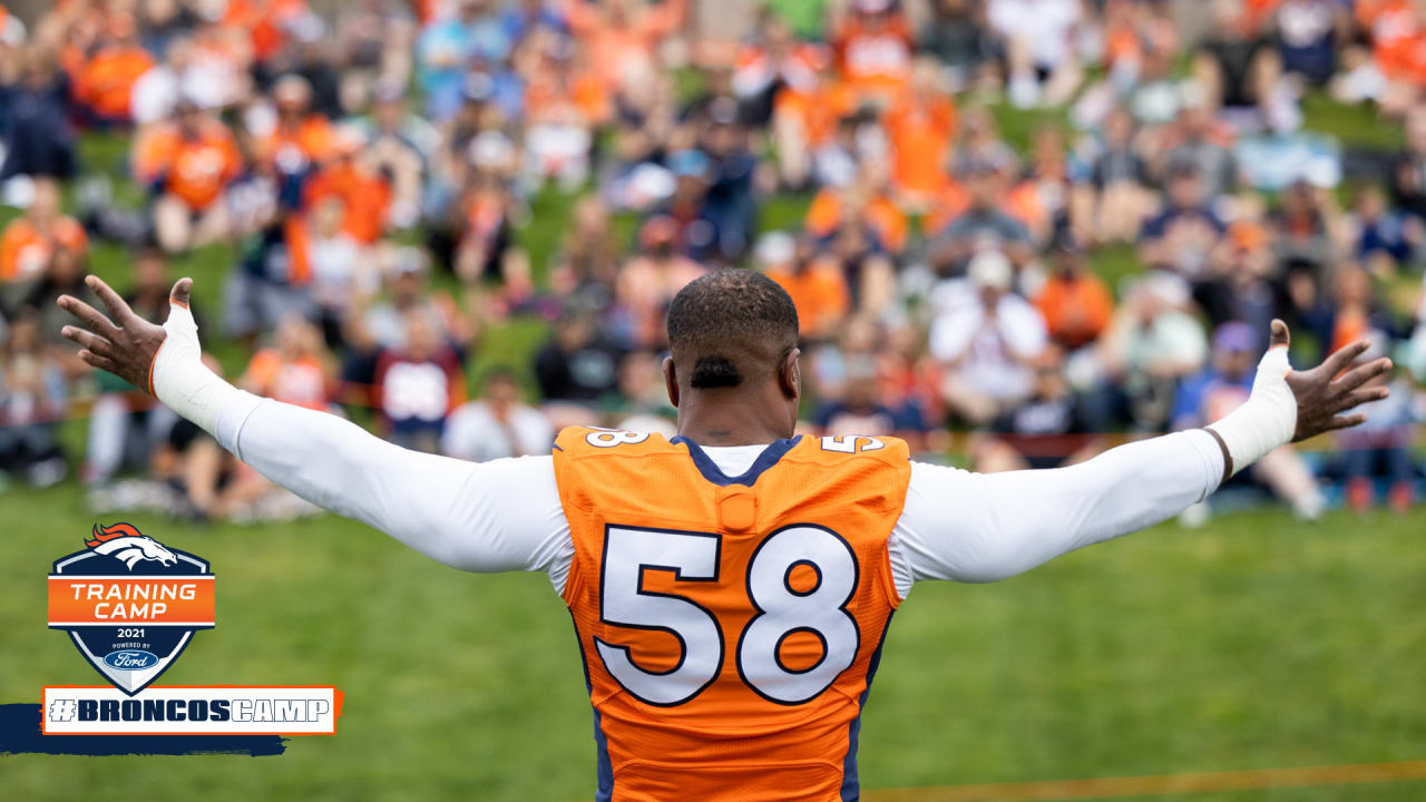 Broncos celebrate return of fans at training camp with Back Together ...