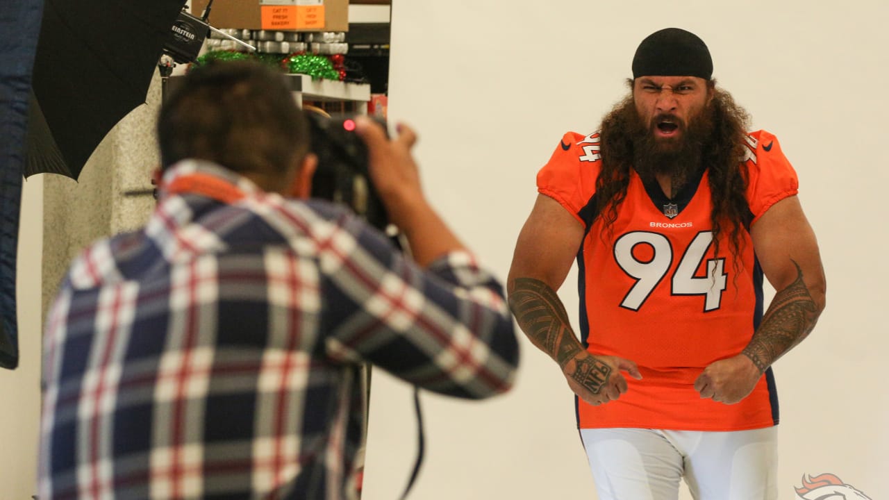 Behind the scenes at the Broncos' photo day