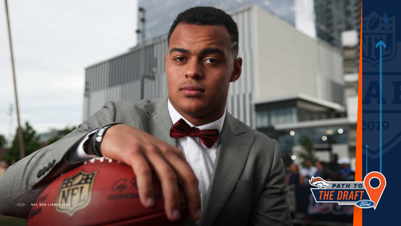 Noah Fant's day at the 2019 NFL Draft