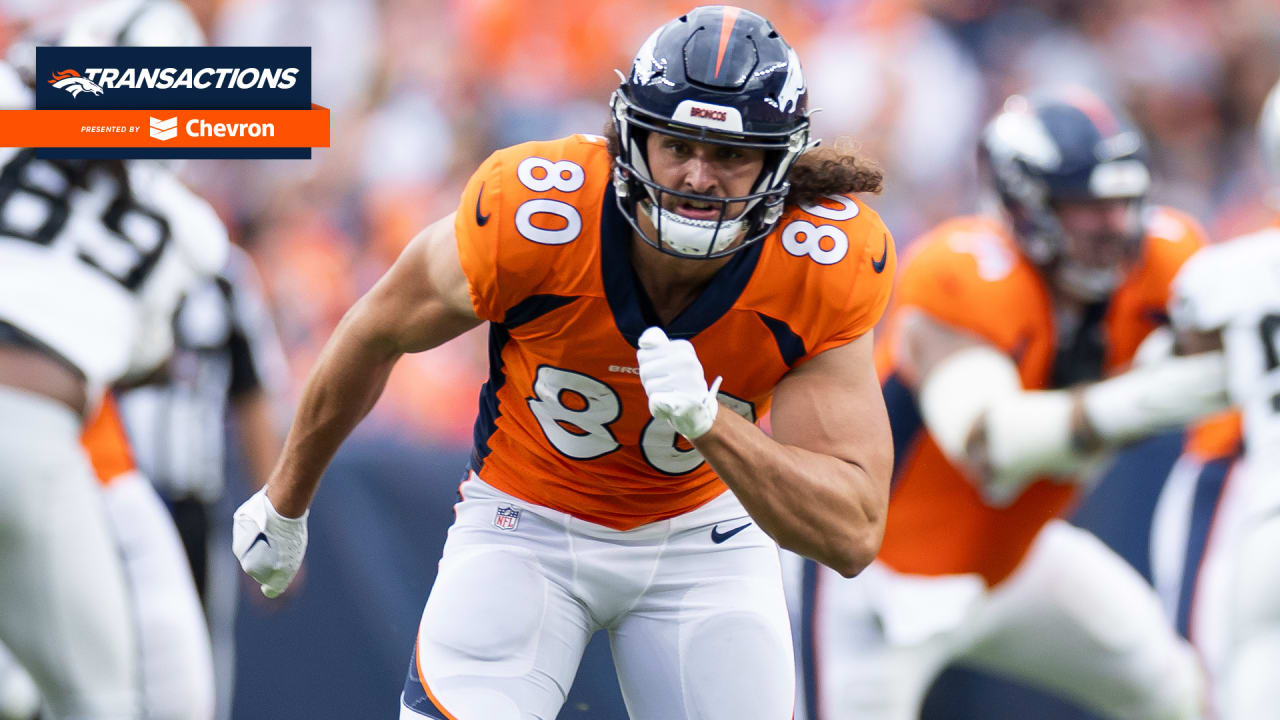 Broncos place TE Greg Dulcich on IR, elevate RB Dwayne Washington for ...
