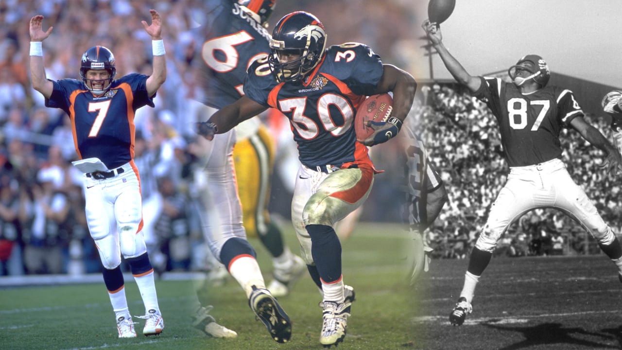 Who is the greatest Bronco for each number?