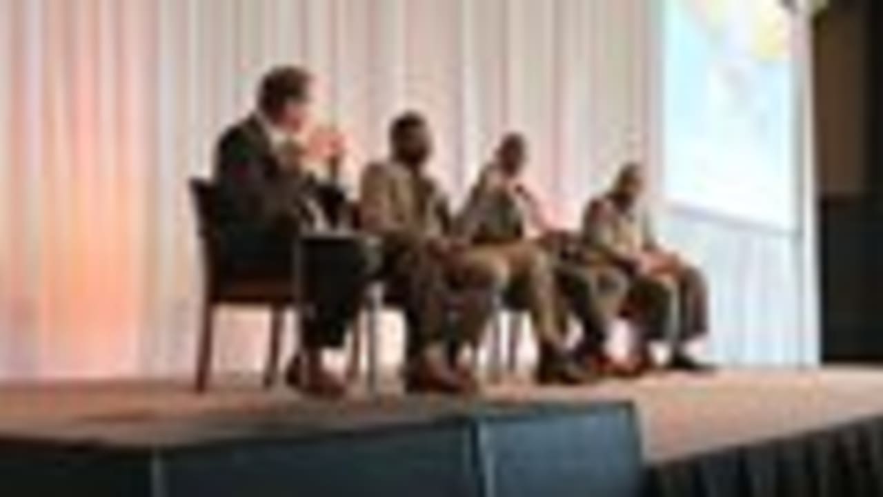 NFL legends speak at panel