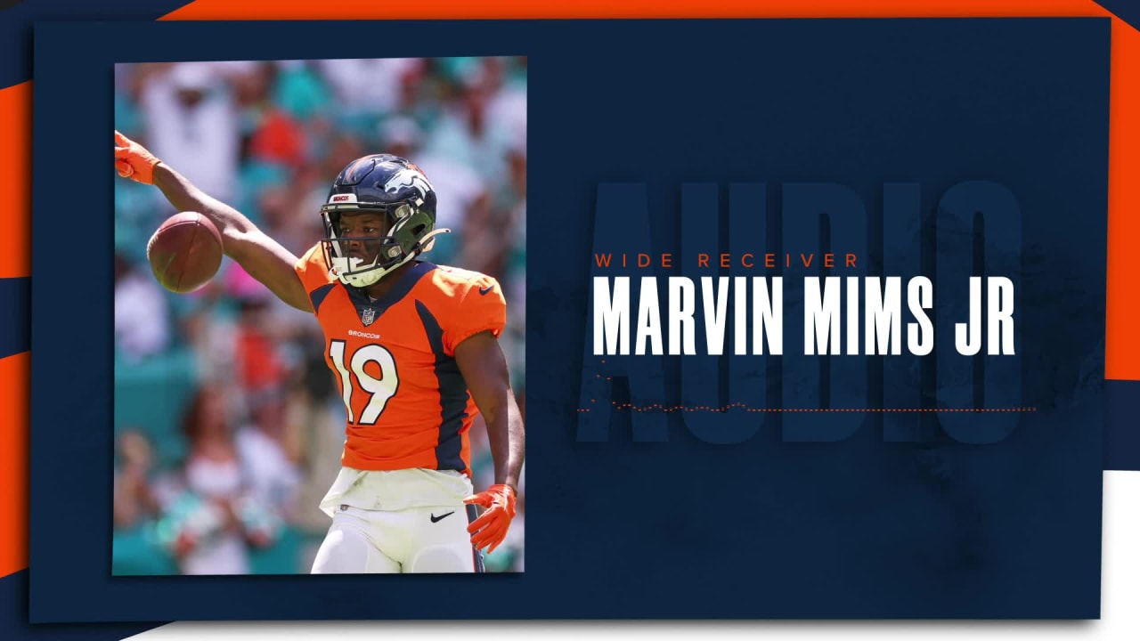 WR Marvin Mims Jr. on reviewing the game tape from Week 3: 'At the end of the day, we have to ...