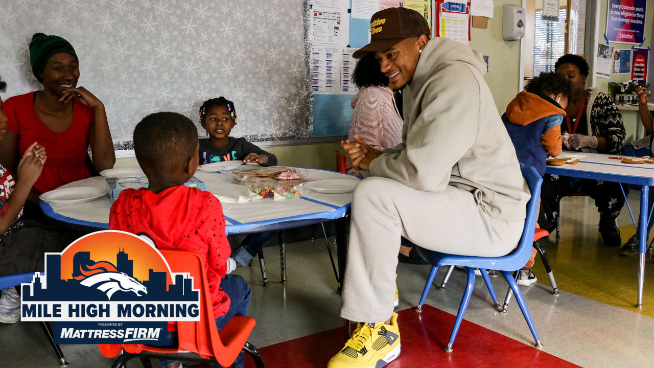 Mile High Morning: Pat Surtain II brings holiday cheer to families at ...