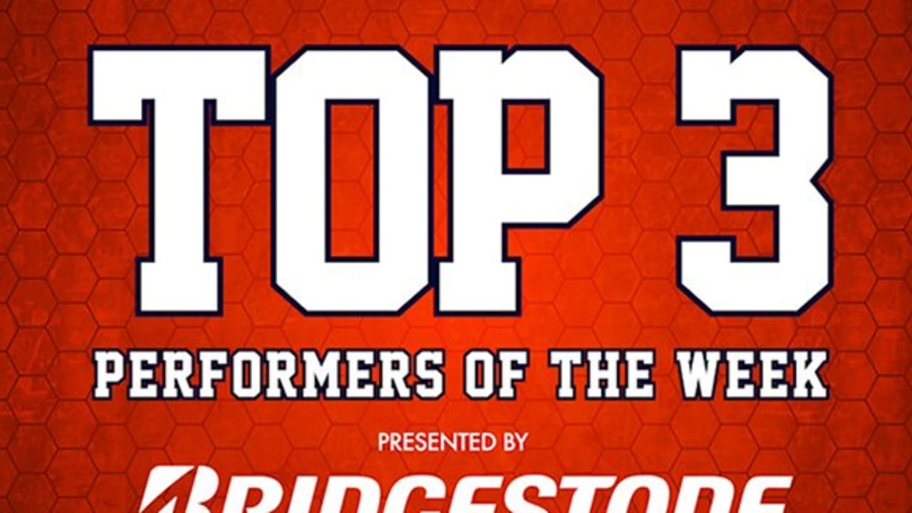 Top performers from week 8