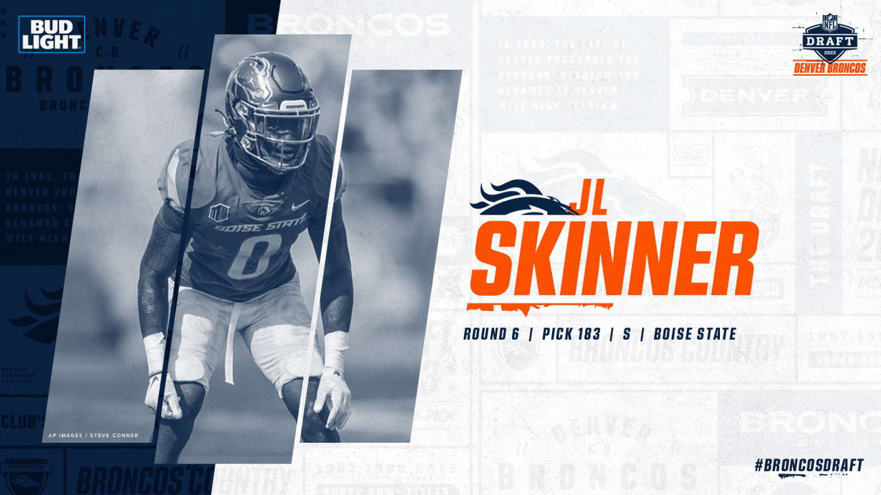 Broncos draft S JL Skinner with 183rd-overall pick in 2023 NFL Draft