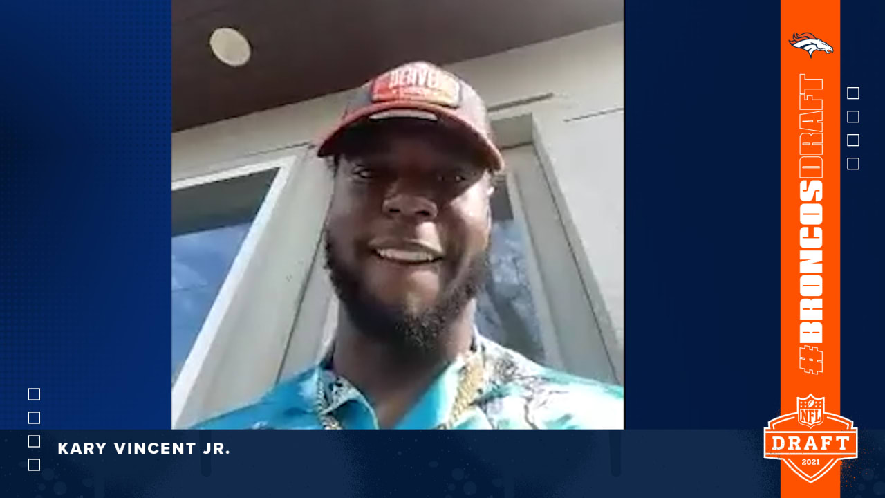 'It's an honor to be drafted': CB Kary Vincent Jr. on becoming a Bronco