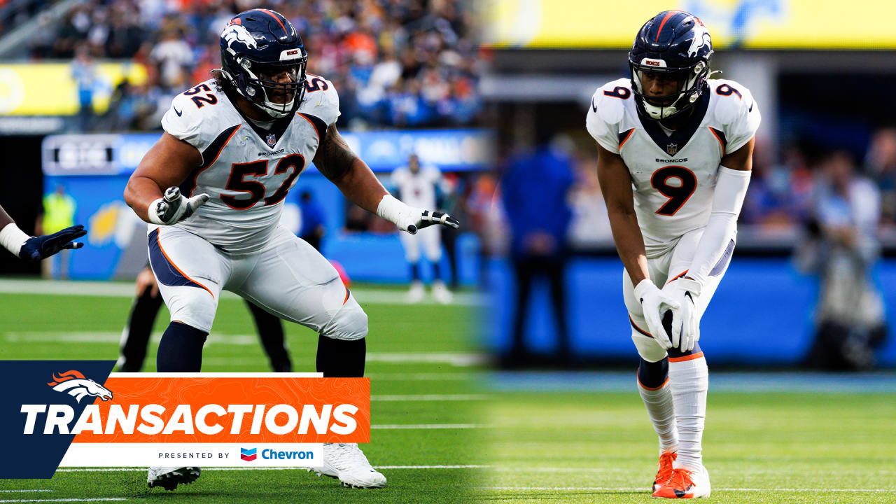 Broncos elevate WR Kendall Hinton and G Netane Muti for Week 4 game vs ...