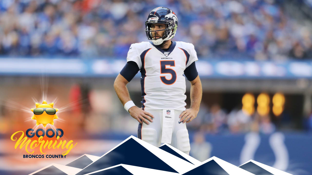 Good Morning, #BroncosCountry: Oct. 29, 2019