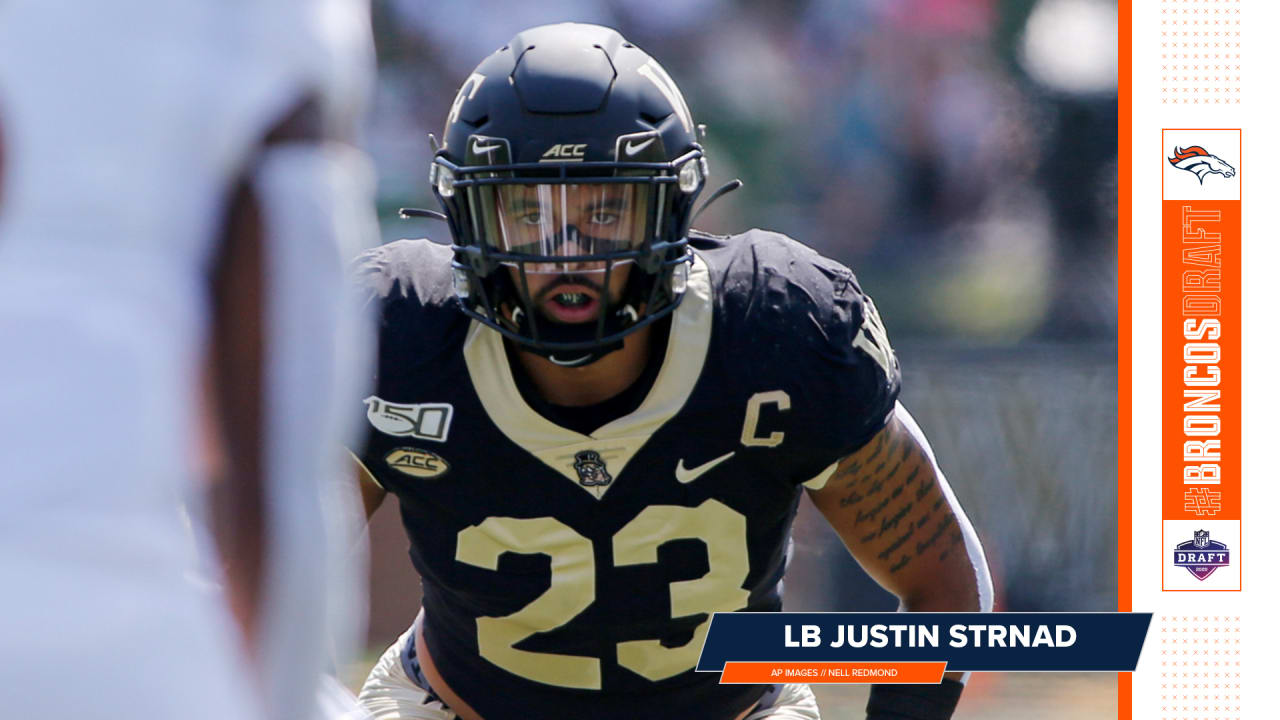 Justin Strnad's path to the Broncos in photos