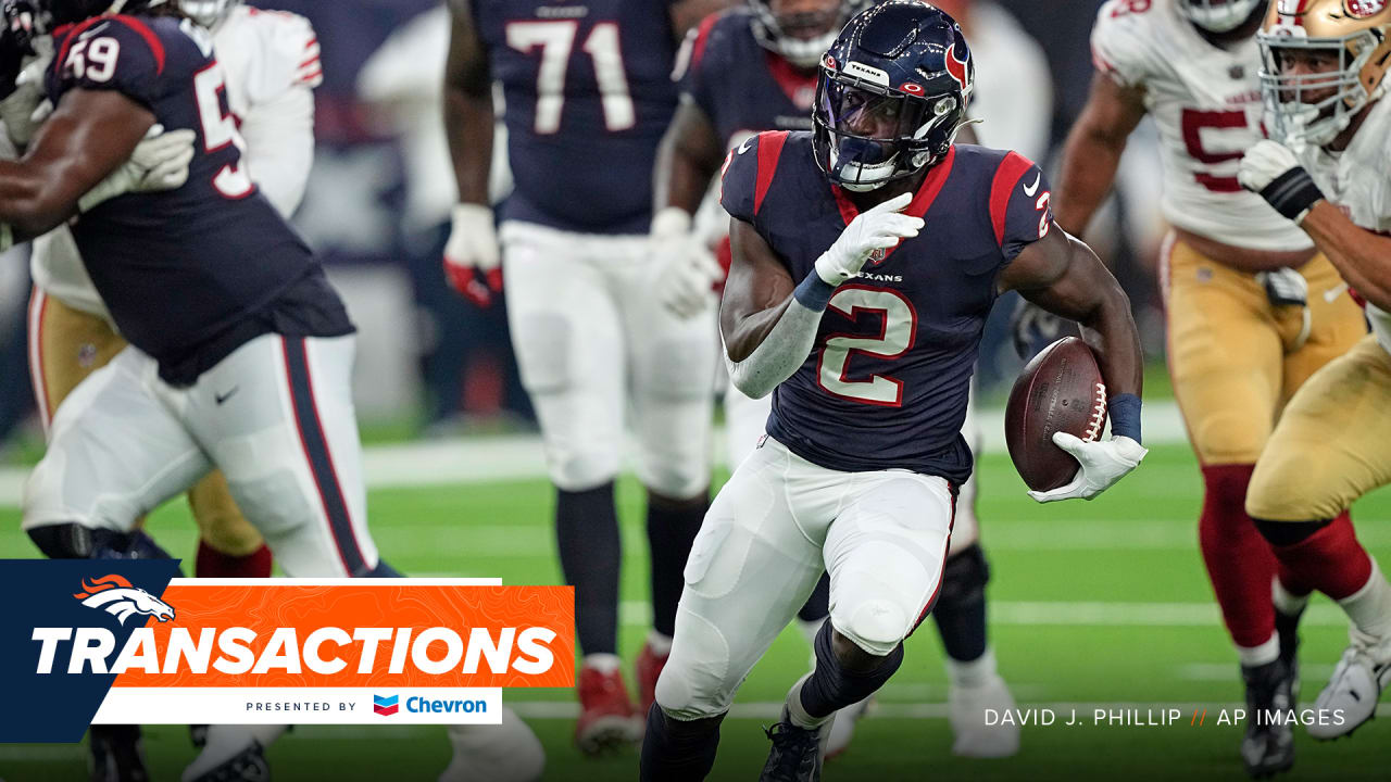 Broncos sign RB Marlon Mack off 49ers' practice squad, promote LS ...