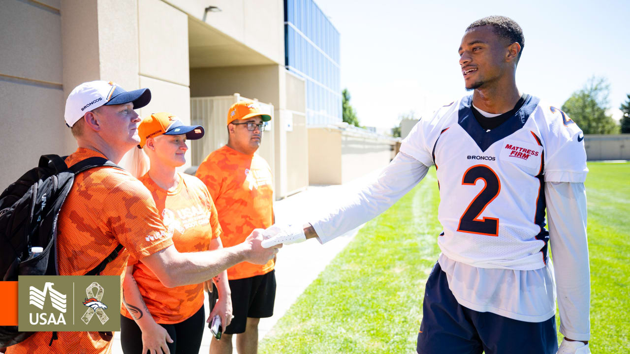 Photos: Active military members meet Broncos players, compete in 2023 ...