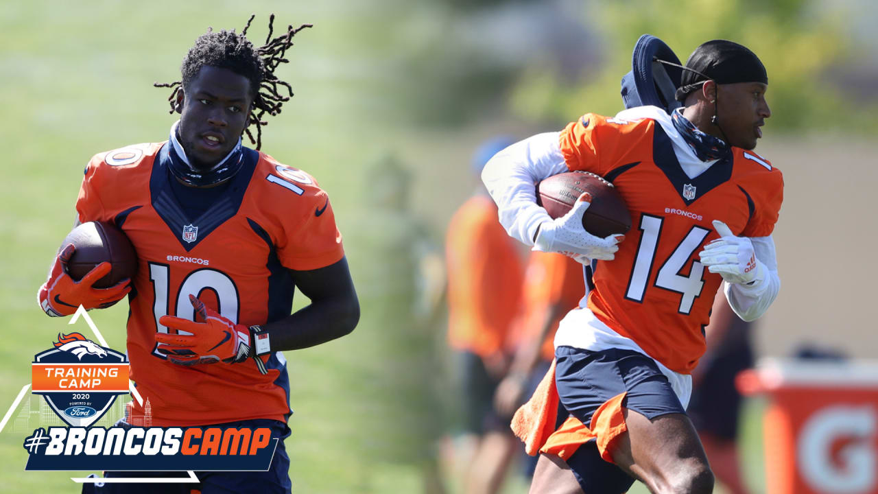 Joining forces: Broncos' vets hit the field with early reports for ...