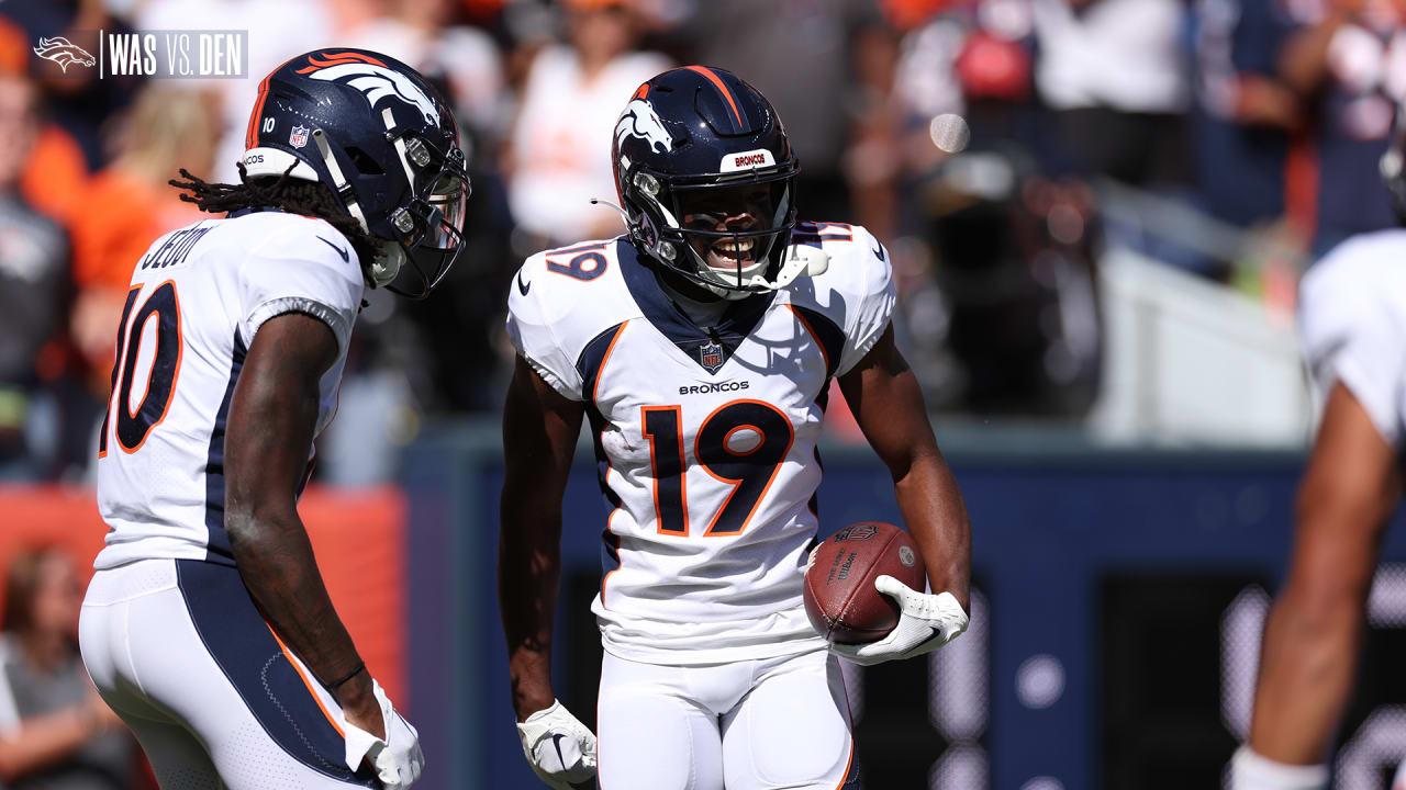 WR Marvin Mims Jr. hauls in 60-yard touchdown pass for his first NFL ...