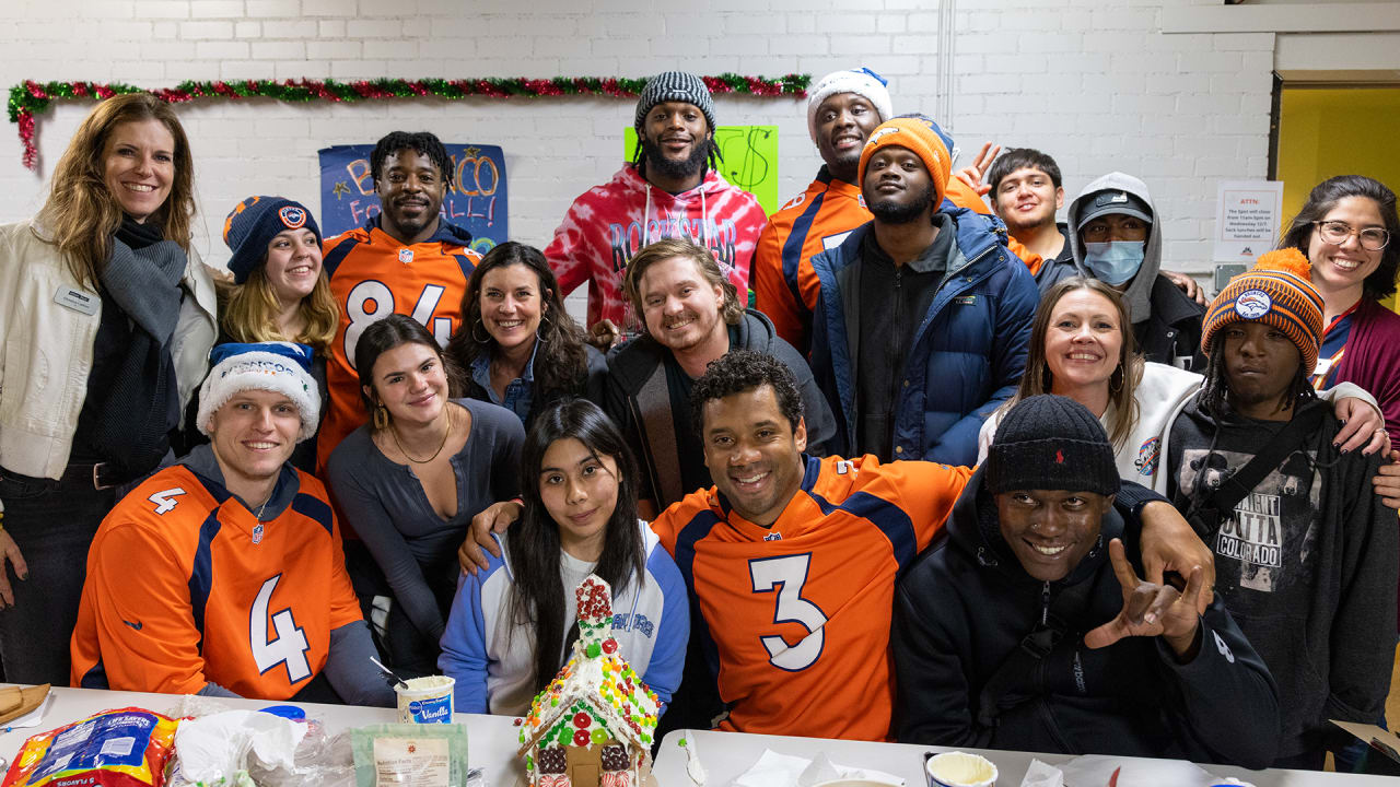 Photos: Broncos players visit Urban Peak for holiday celebration and ...