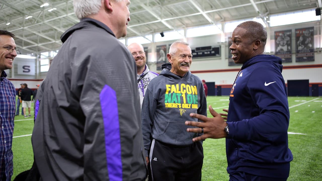 Coach Joseph and staff host coaches clinic for HS coaches