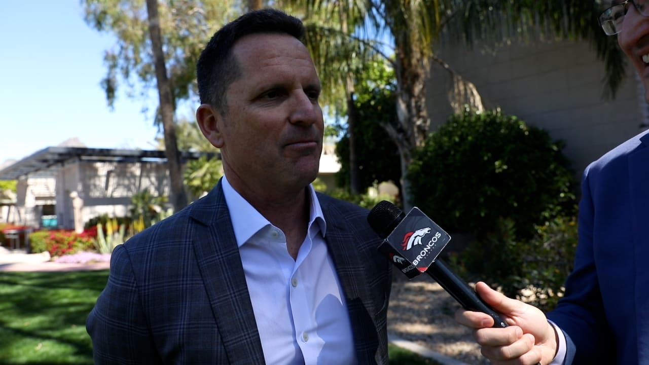 'Have to hit on those picks': George Paton on Broncos' draft, building ...