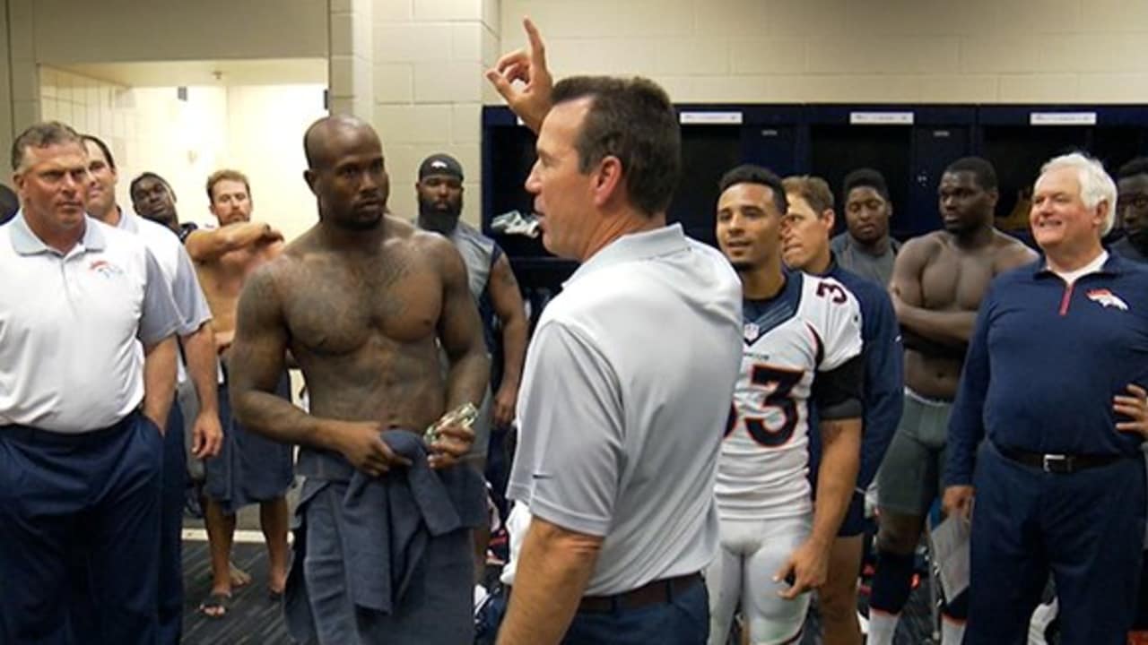 Postgame victory speech