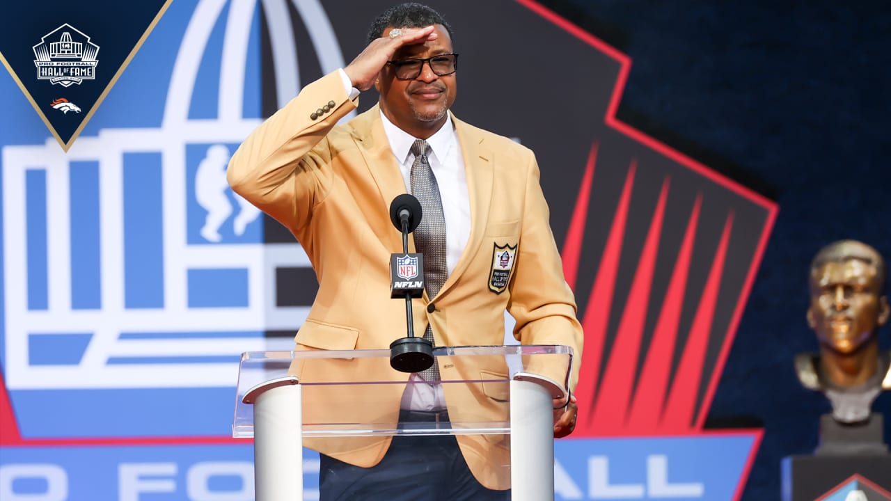 Photos: Steve Atwater unveils Hall of Fame bust, gives enshrinement speech