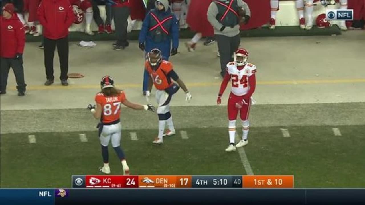 Paxton Lynch connects on back-shoulder pass to Bennie Fowler