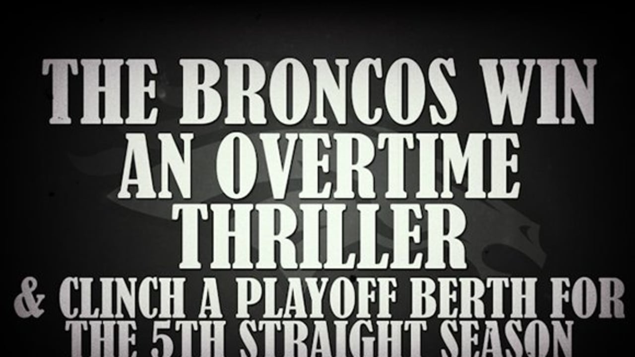 Broncos Newsreel: Denver vs Cincinnati