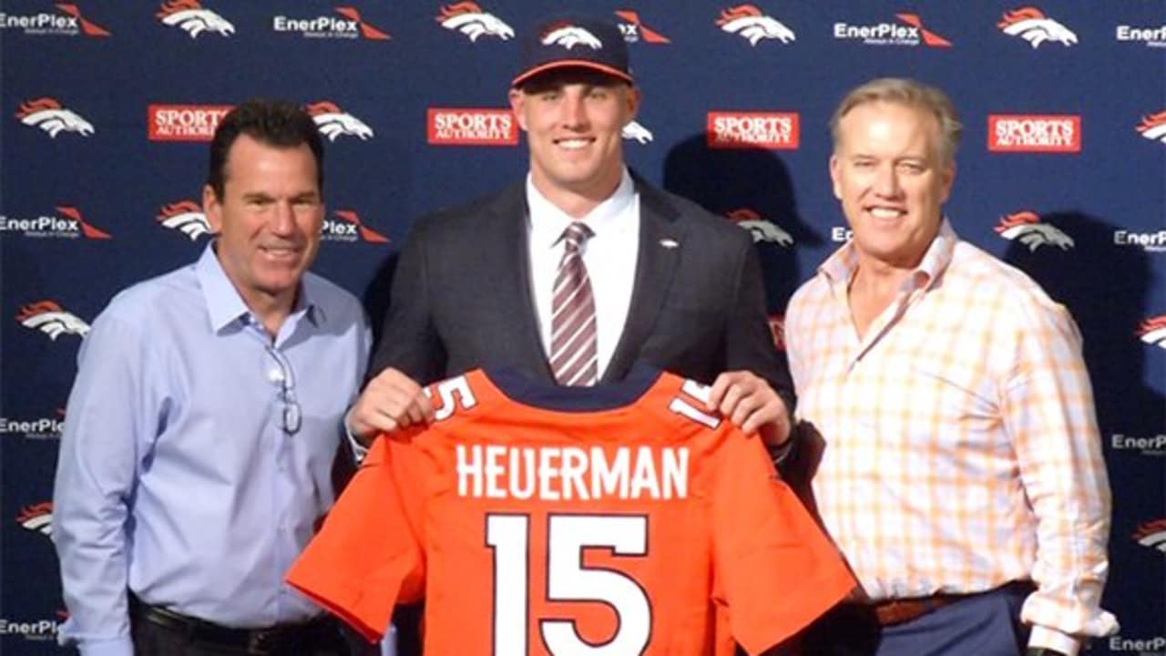 Jeff Heuerman is introduced in Denver