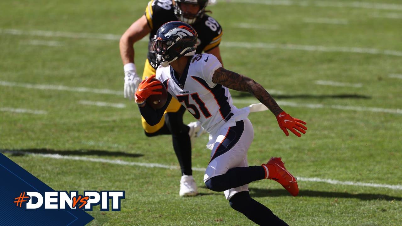#DENvsPIT: Simmons makes first interception of the season