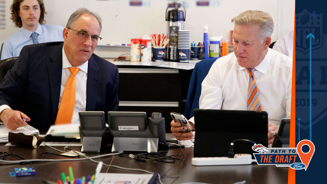 Inside the Broncos' war room before the 2019 NFL Draft