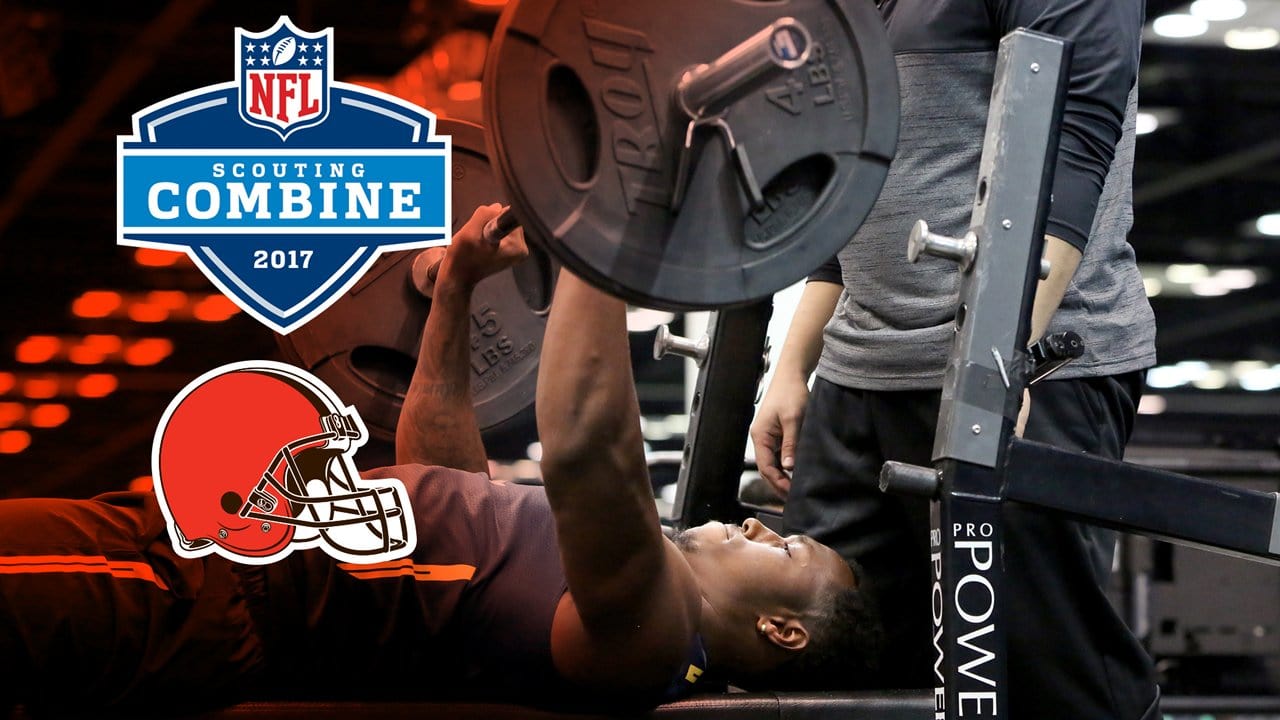 2017 Combine: Jonathan Allen Bench Press