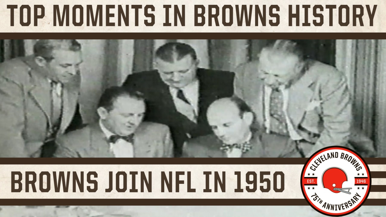 Top 10 Moments: Cleveland Browns join NFL in 1950