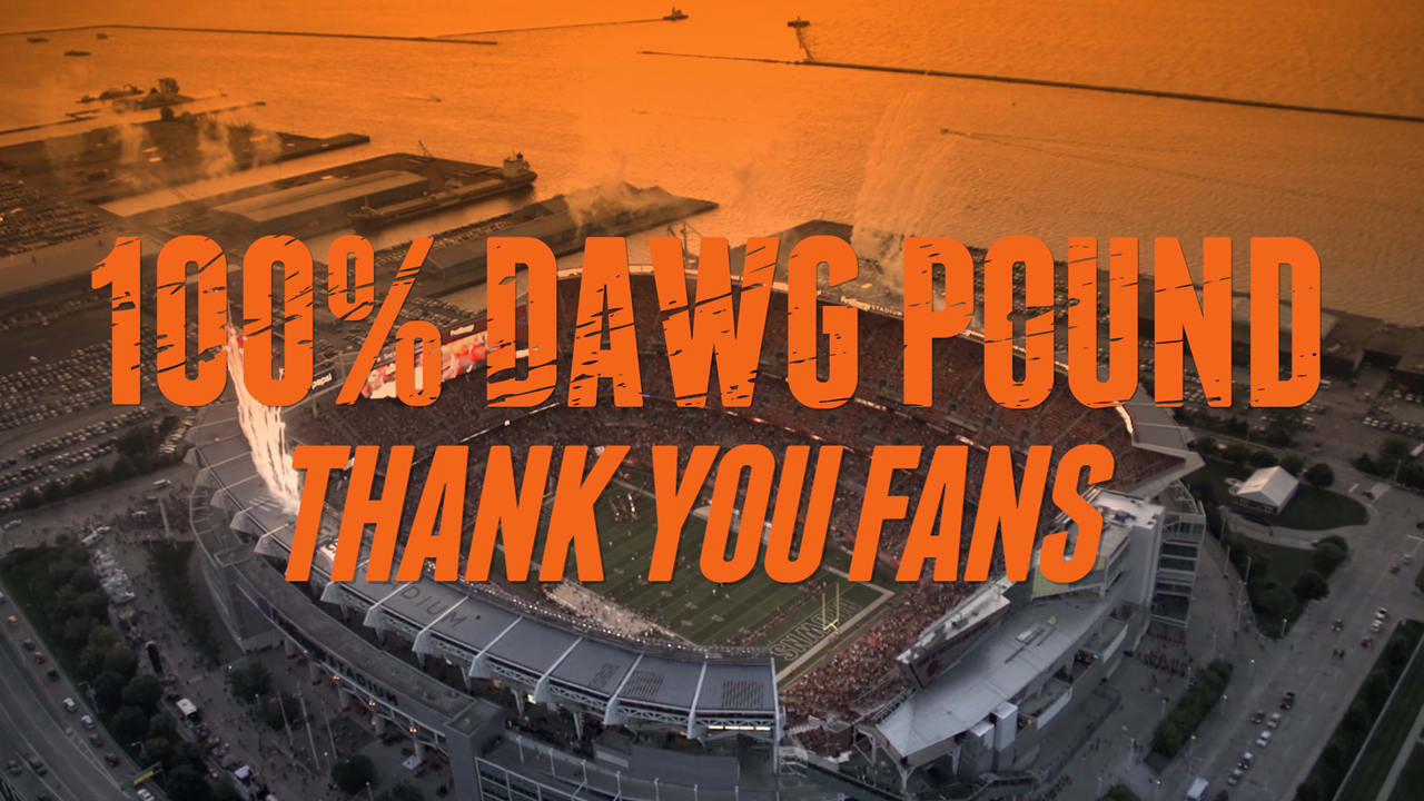 Thank You Dawg Pound!