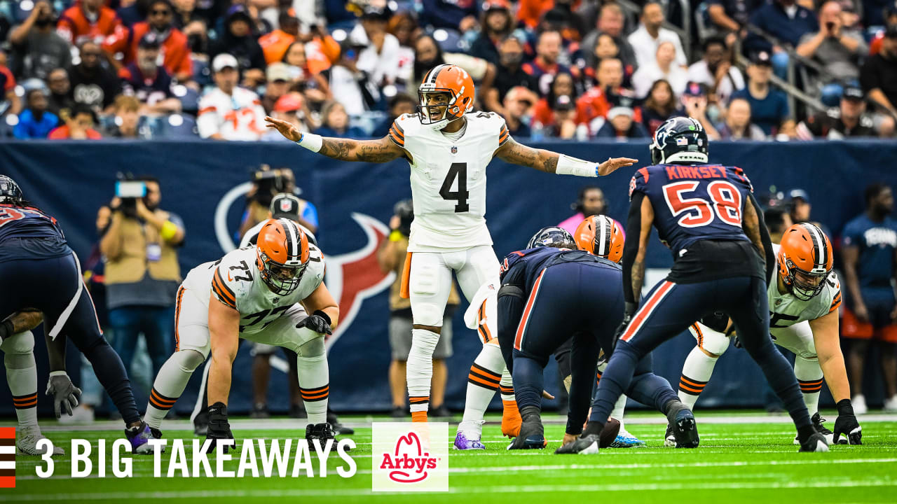 3 Big Takeaways: Deshaun Watson shows rust in debut, but Browns found a ...
