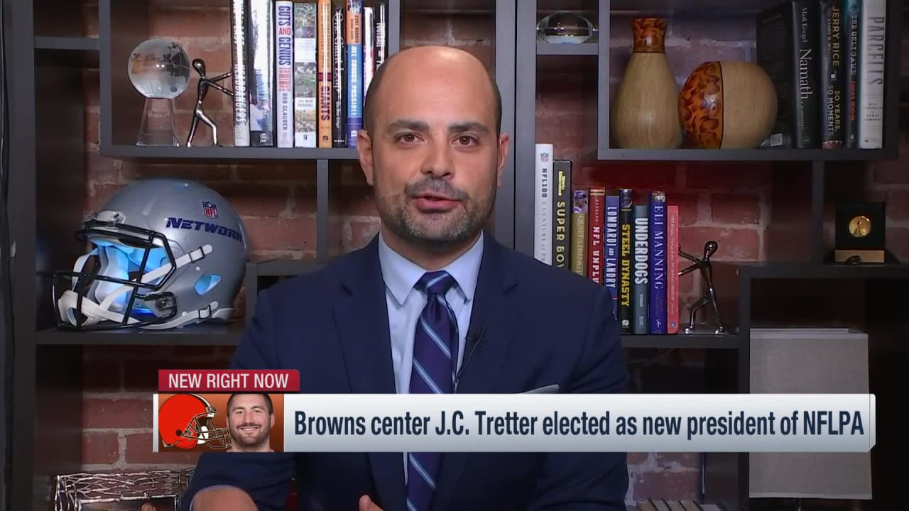 NFL Network's Mike Garafolo: Cleveland Browns center JC Tretter was elected as new NFLPA ...